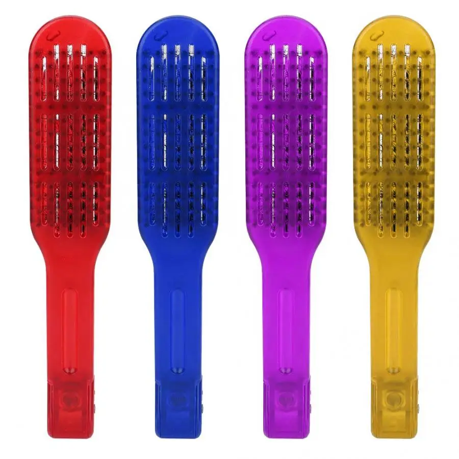 Hair Hairdressing Double Sided Brush Clamp Natural Anti-static Plywood ...