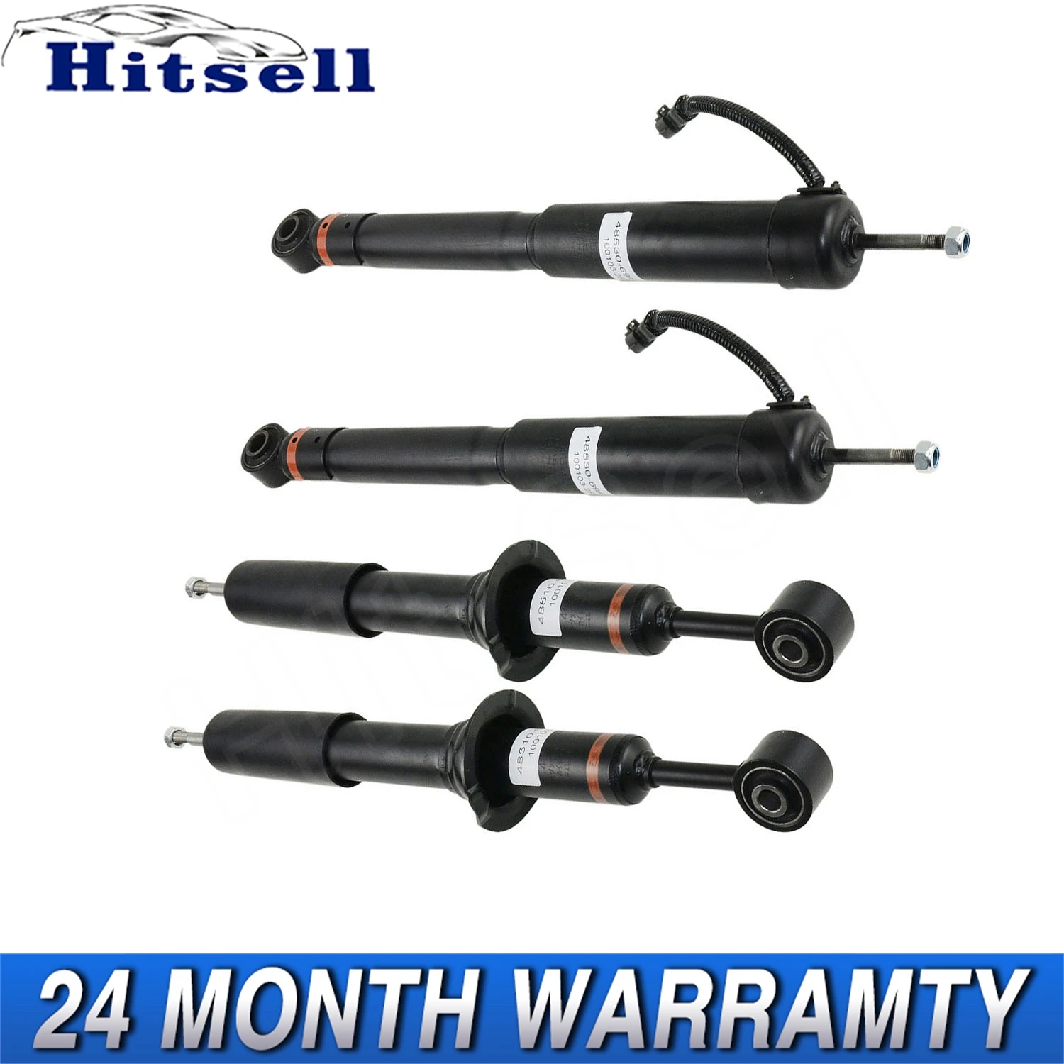 4pcs Front+rear Air Suspension Shock For Toyota Land Cruiser Prado 150 ...