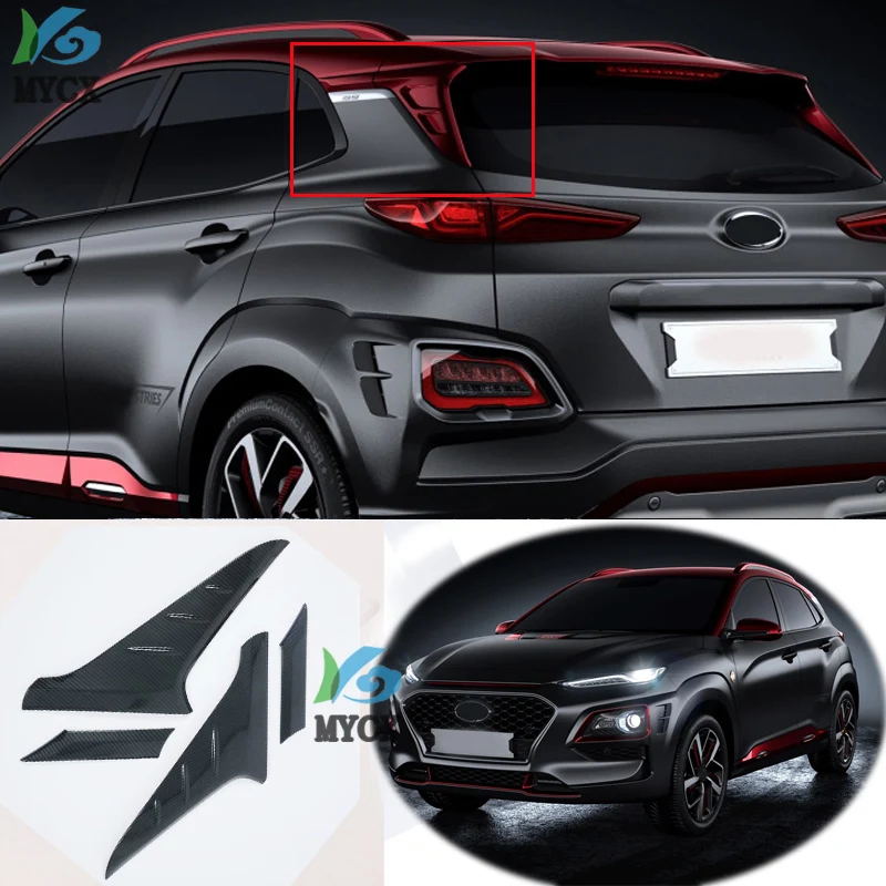 For-Hyundai-Kona-2017-2018-2019-2020-SUV-Carbon-Fiber-Rear-Window ...