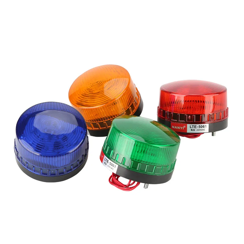 Outdoor-Round-LED-Strobe-Warning-Light-with-Rack-Waterproof-Alarm-Light ...