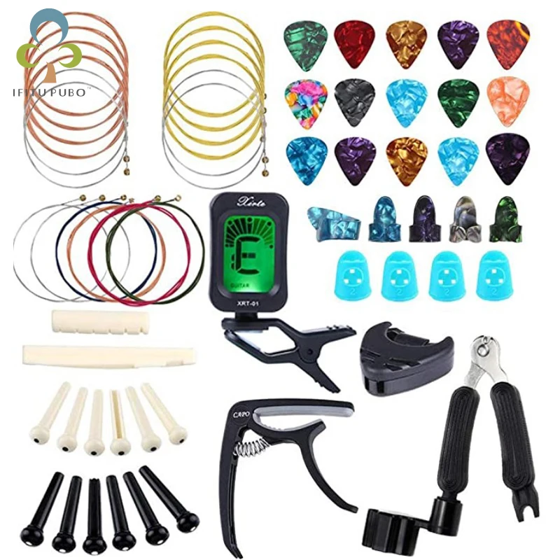 Guitar Accessories Set Guitar Capo/Tuner/Picks/Guitar Pure Copper ...