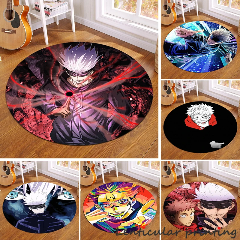 Floor & Rugs Jujutsu Kaisen Japanese Anime Manga Area Soft Rugs For ...