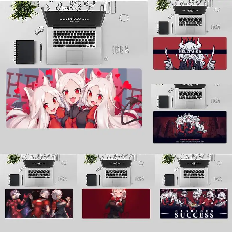 Helltaker kawaii girl Unique Desktop Pad Game Mousepad Desk Table Game ...