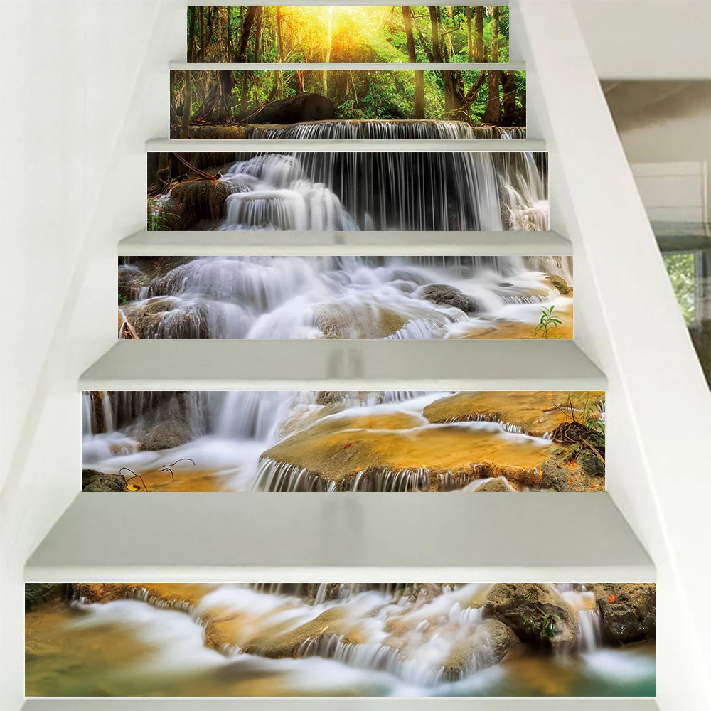 Waterfall Under Stairs