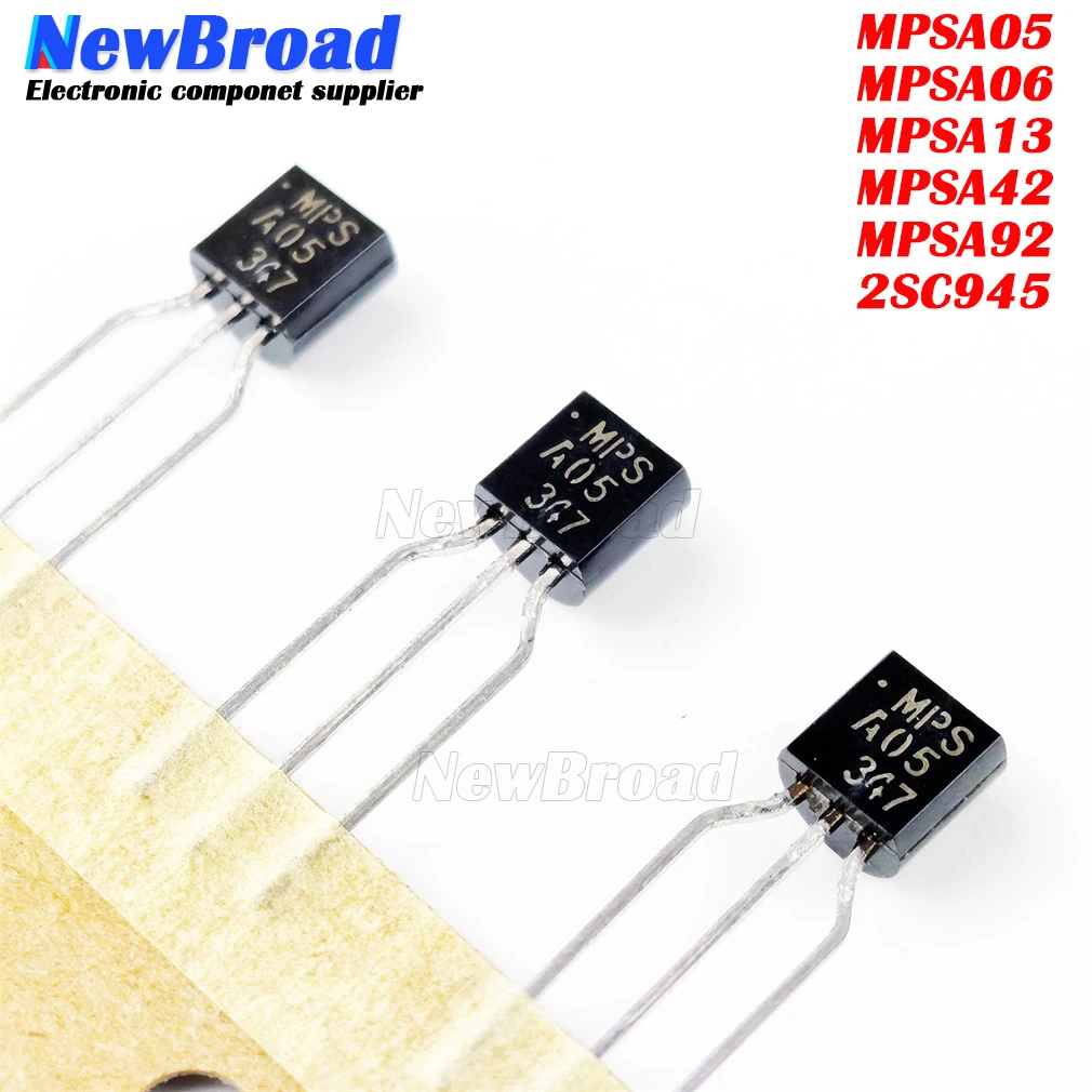 50PCS-NEW-MPSA05-MPSA06-MPSA13-MPSA42-MPSA92-2SC945-PNP-Amplification ...