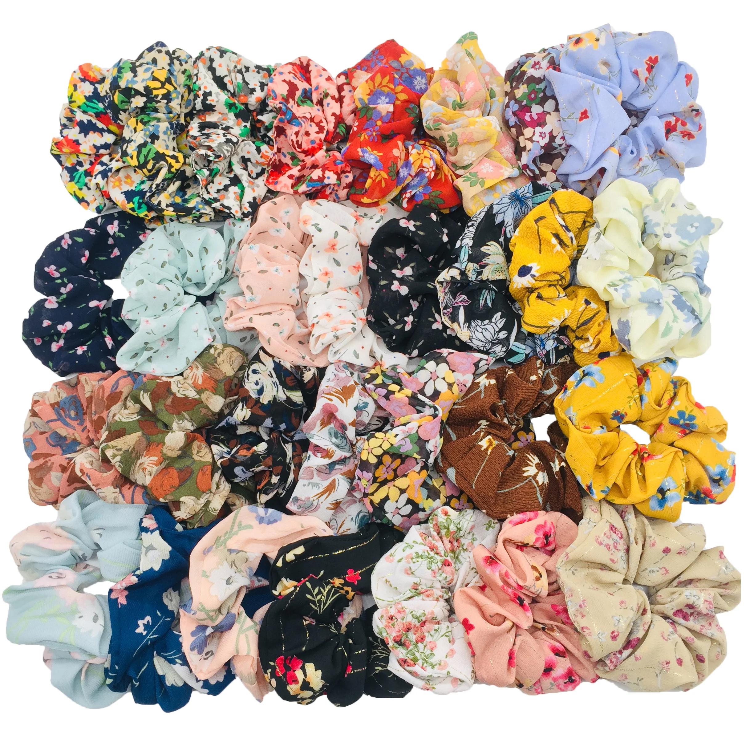 30pcs Hair Scrunchies Pack Elastic Velvet Headwear Scrunchy Lot Ties ...
