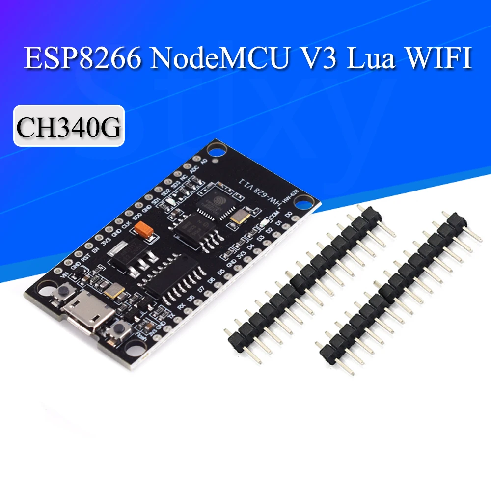 Nodemcu V3 Lua Wifi Module Integration Of Esp8266 Extra Memory 32m Flash Usb Serial Ch340g