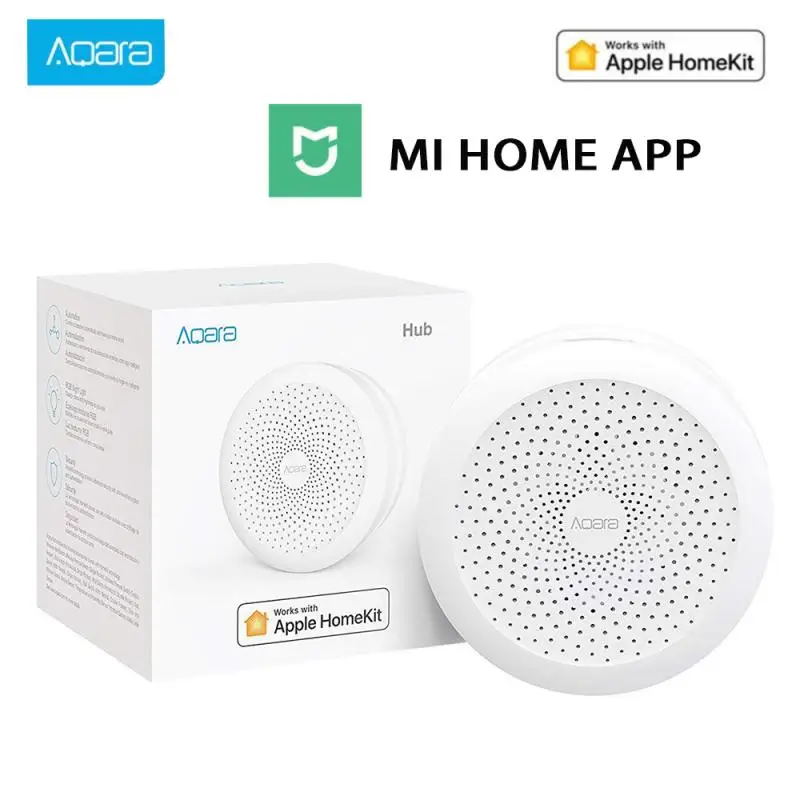 Aqara концентратор шлюз с цветовой моделью RGB светодиодный Ночной светильник, изящные, для ...