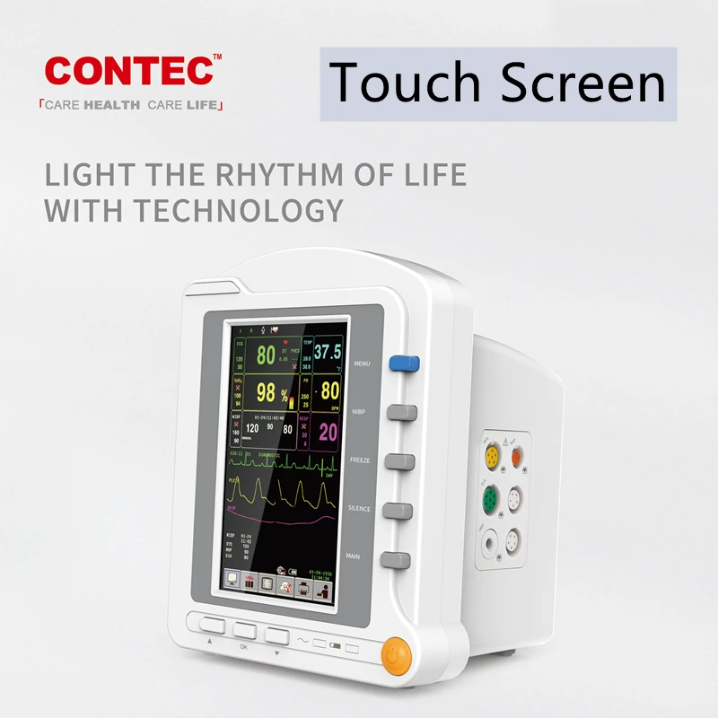 Touch-Screen-CONTEC-CMS6500-ICU-Patient-Monitor-7-TFT-color-LCD-ECG ...
