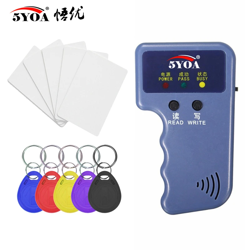 125KHz RFID Duplicator Copier Writer Programmer Reader Writer ID Card ...