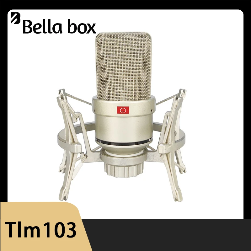 Bella Box Tlm 103 Estúdio Profissional Xlr Microfone Capacitor, Jogo De ...