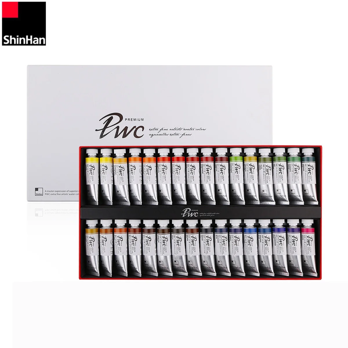 Imported shinhan watercolor paint PWC artist transparent aquarelle ...