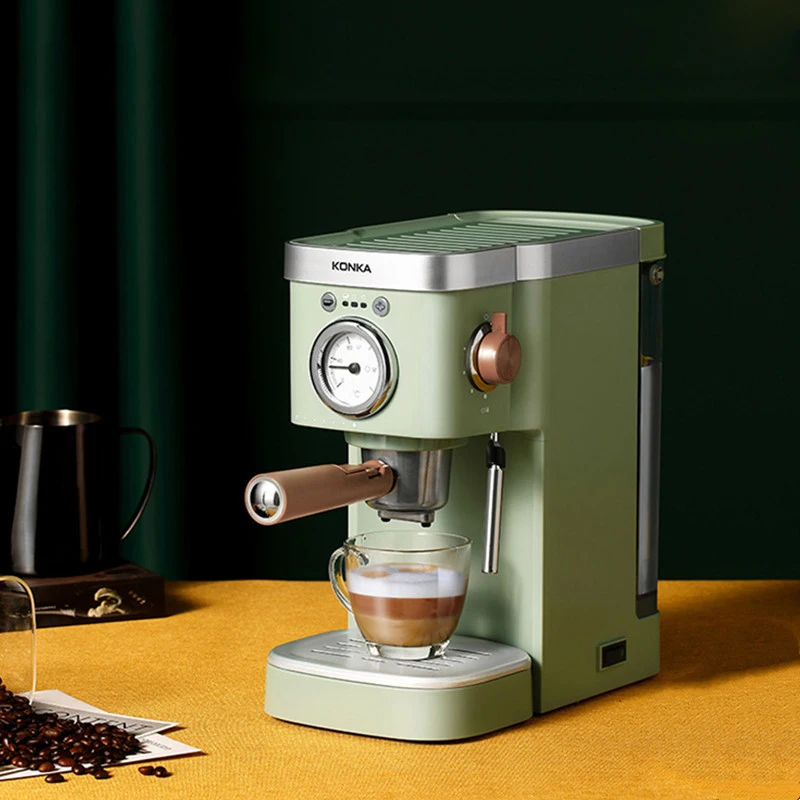Electric Italian Espresso Coffee Machine Maker Capsule With Foaming ...