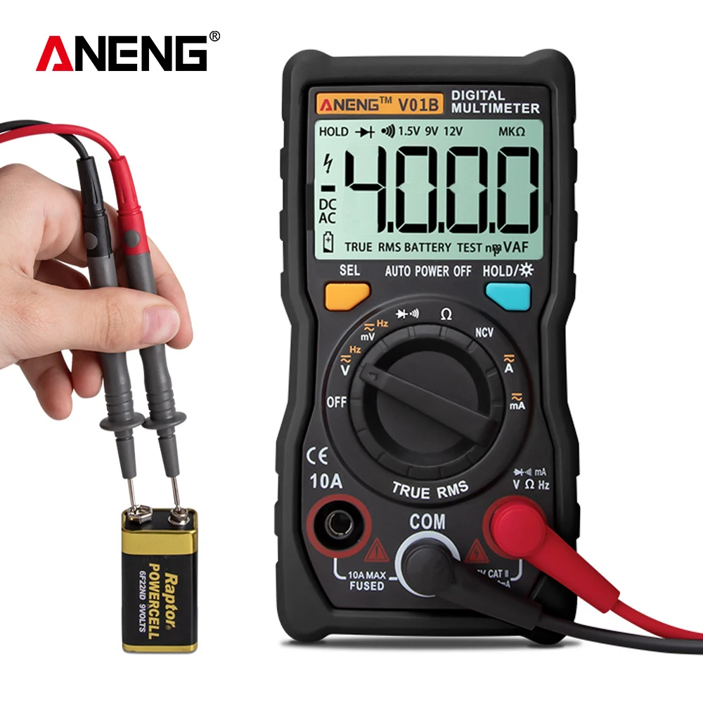 ANENG V01B 4000 Counts Digital Multimeter Comprobador Automotive ...