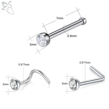 Stainless Steel Piercing Jewelry | Stainless Steel Nose Rings Lot ...