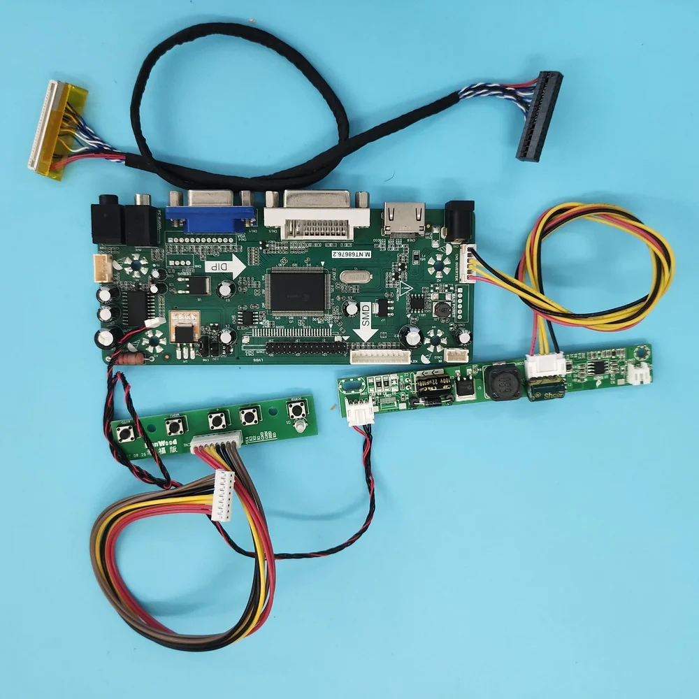 Kit de placa de controlador de Audio para M195FGE-L20, 1600x900, HDMI + DVI + VGA, Monitor LCD ...