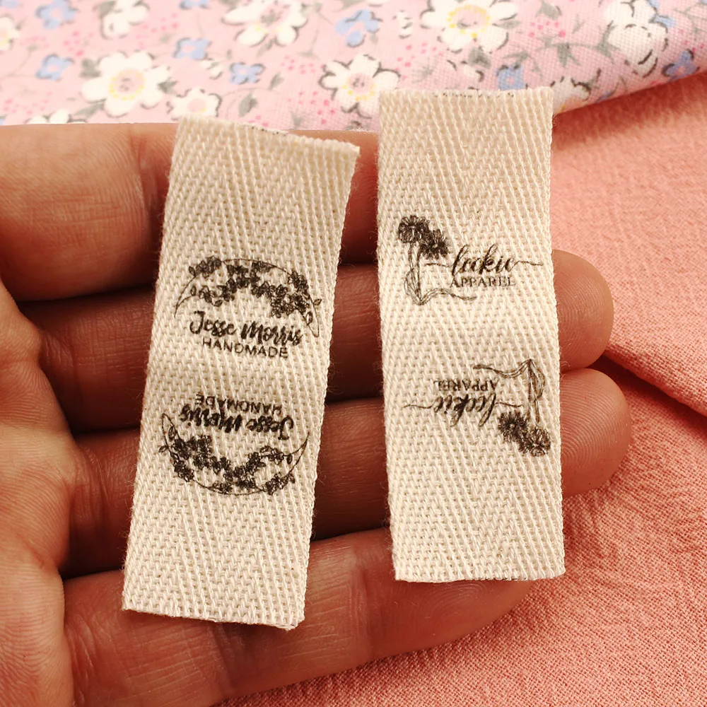 Cotton-Twill-Webbing-Flat-or-Folded-Labels-Printed-Sew-in-Fabric-Custom ...