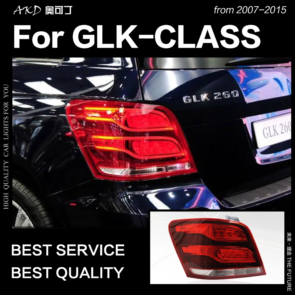 Car-Styling-for-Benz-W204-Tail-Lights-2007-2015-GLK200-GLK260-GLK300 ...