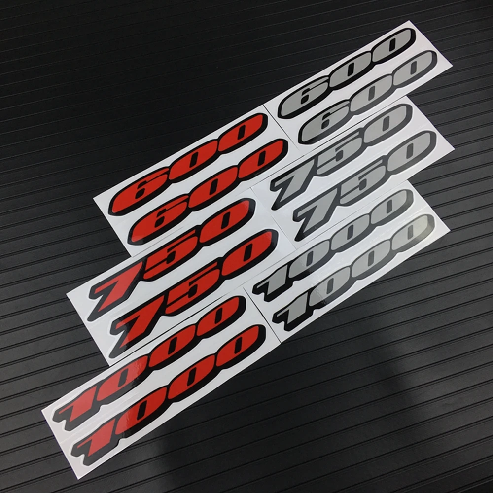Motorcycle Fairing Tail Sides Sticker Decal Emblem For Honda Suzuki ...