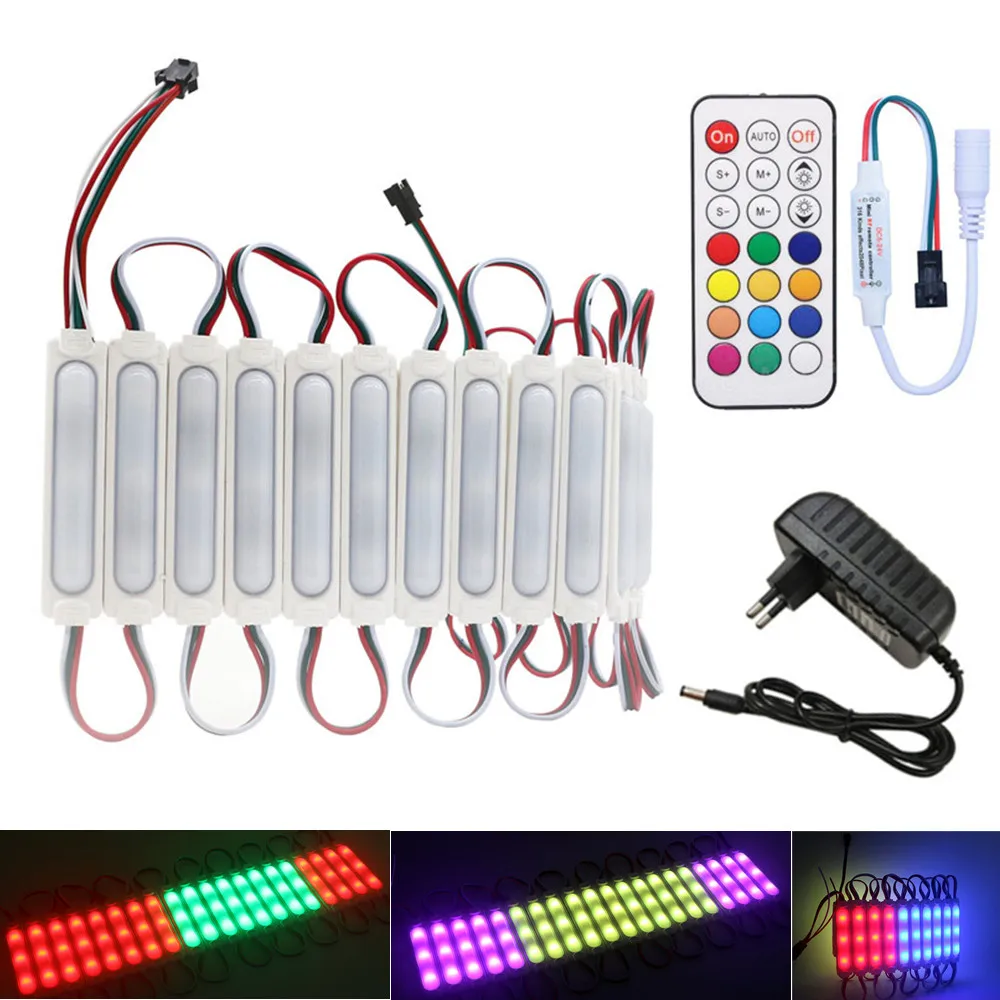 20pcs Pixel Chip DC 12V WS2811 RGB LED Module Digital Light IP68 ...