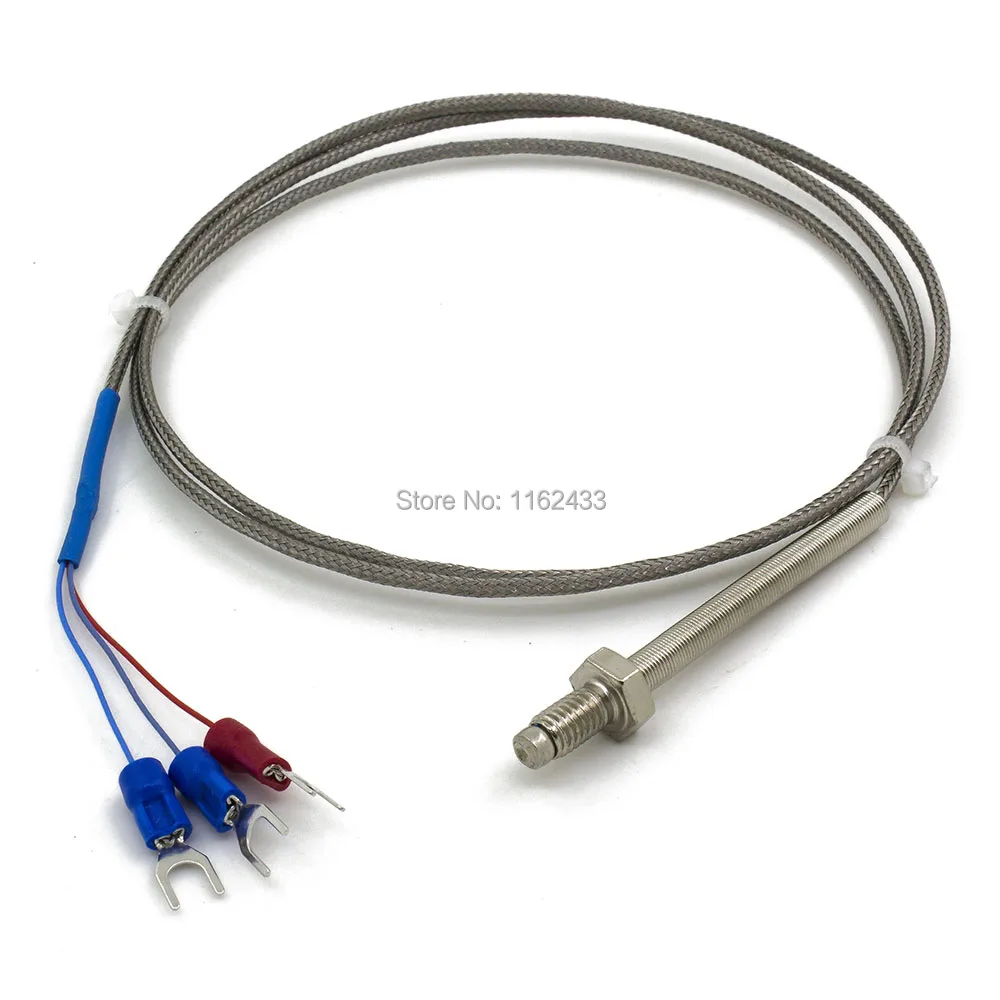 FTARB02 PT100 type M6 bolt head spring protected 1m high temperature ...