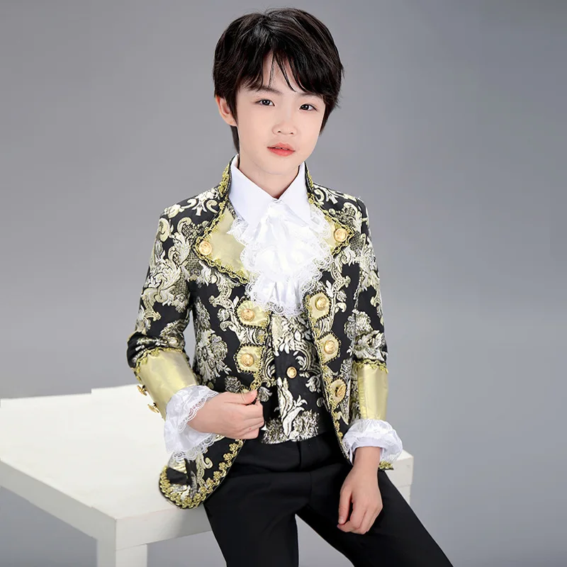 Children's European Palace Suits Set Children's Day Boys Halloween ...