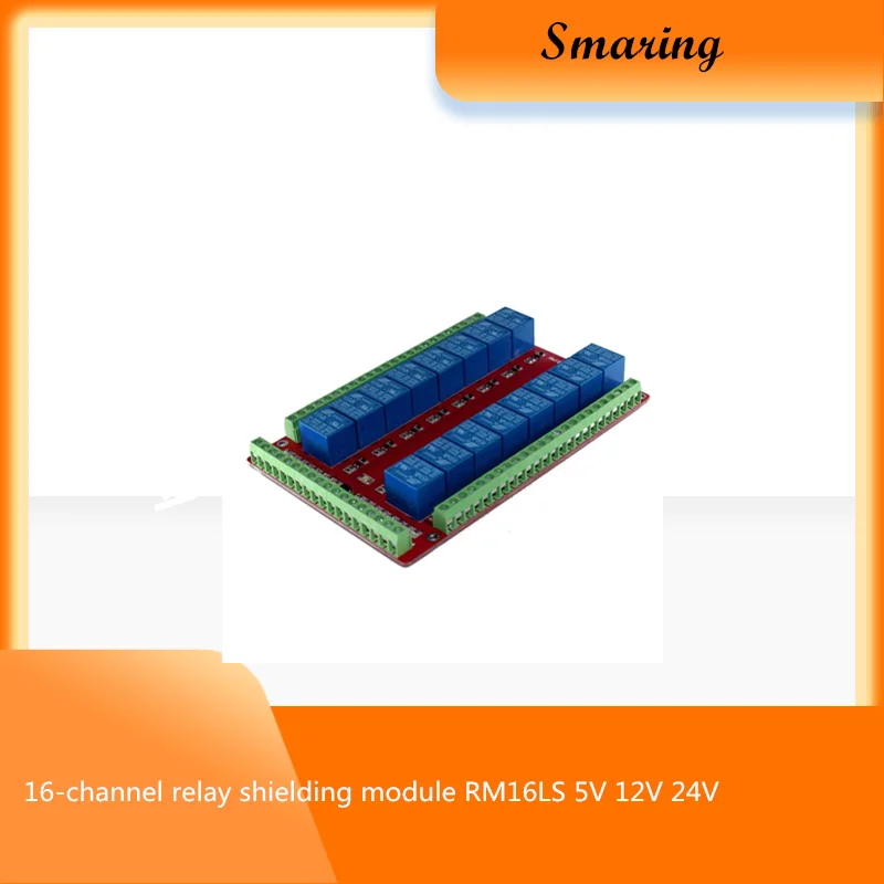 16 Channel Modul Pelindung Relay RM16LS 5V 12V 24V Raspberry Pi Pcduino ...
