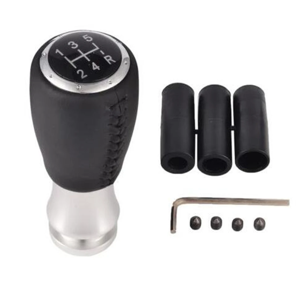 Universal-5-Speed-5R-Car-Manual-Leather-Shifter-Gear-Shift-Knob-Gear ...