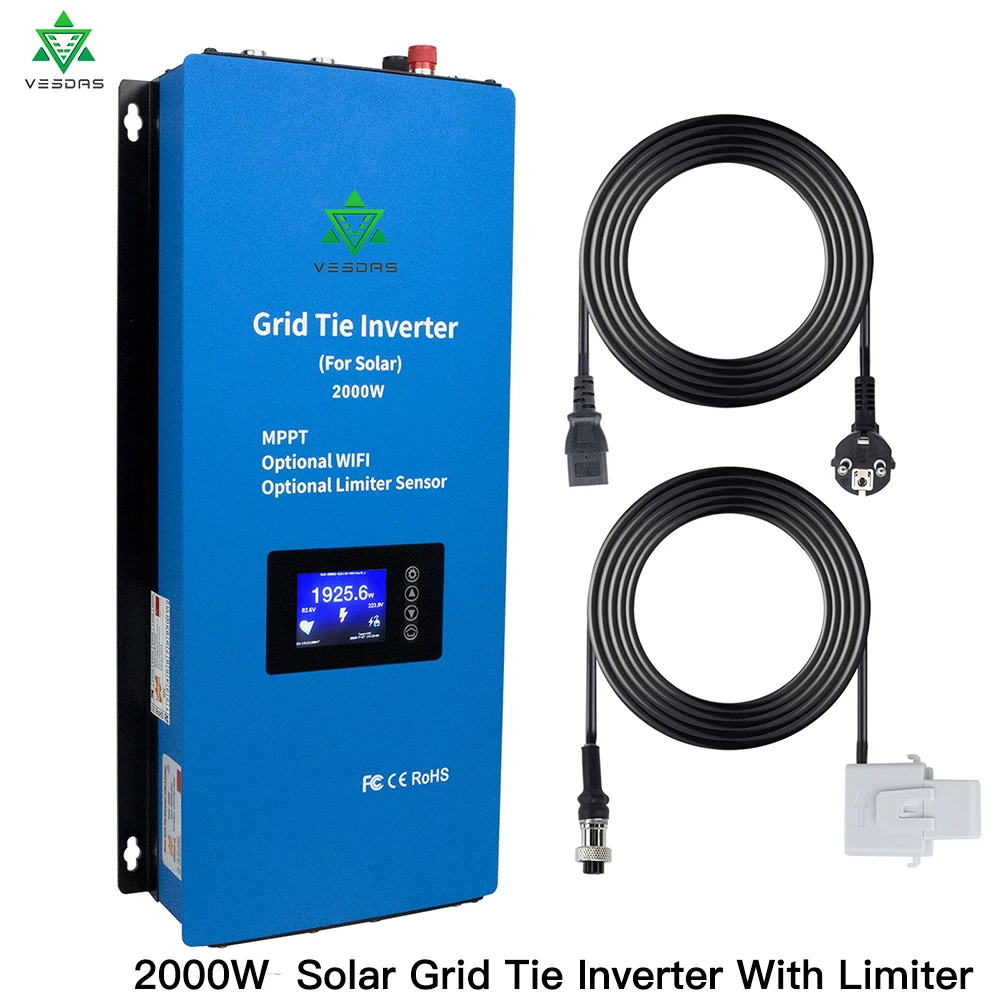 2000w Battery Discharge Power Mode/mppt Solar Grid Tie Inverter With ...