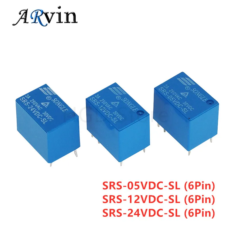 5 개/몫 신호 릴레이 4100 SRS 05VDC SL SRS 12VDC SL SRS 24VDC SL 5V 12V 24V ...