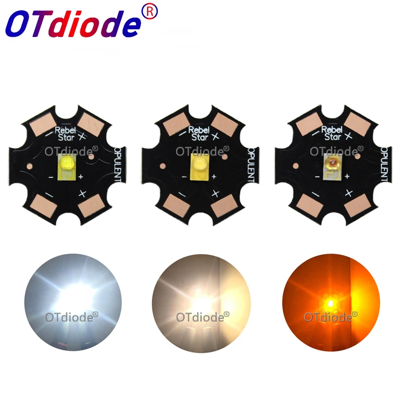 10PCS-LUXEON-Rebel-ES-3W-High-Power-LED-Light-Emitter-Chip-Diode-White ...