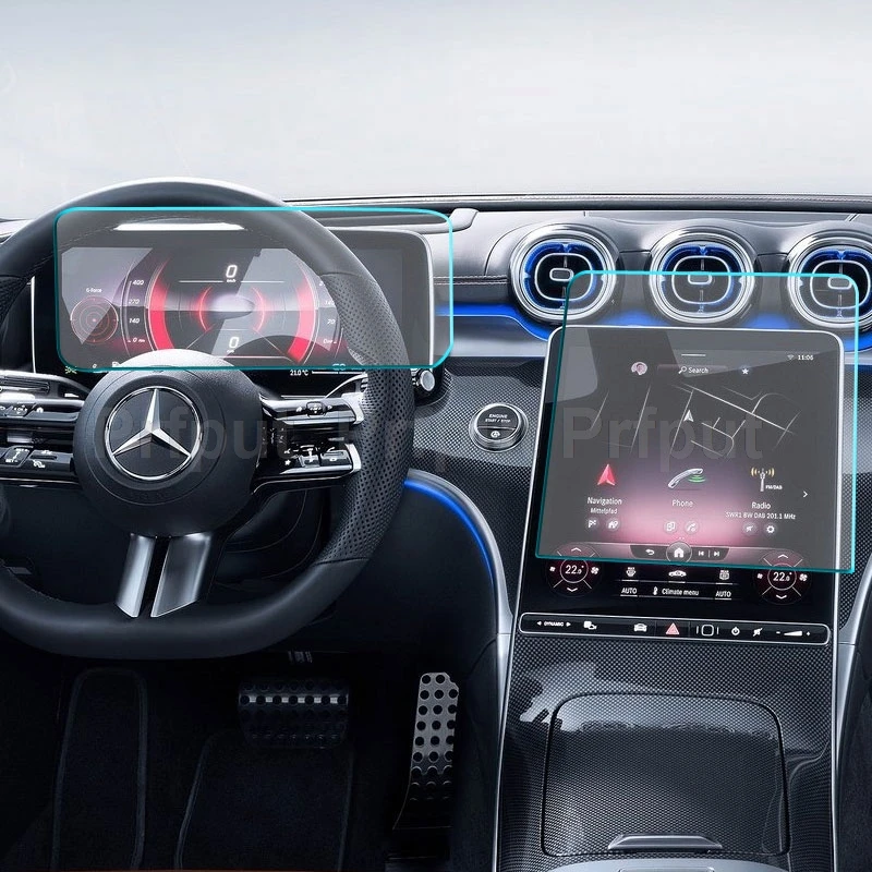 Car-Navigtion-Tempered-Glass-LCD-Screen-Protective-Film-Sticker ...