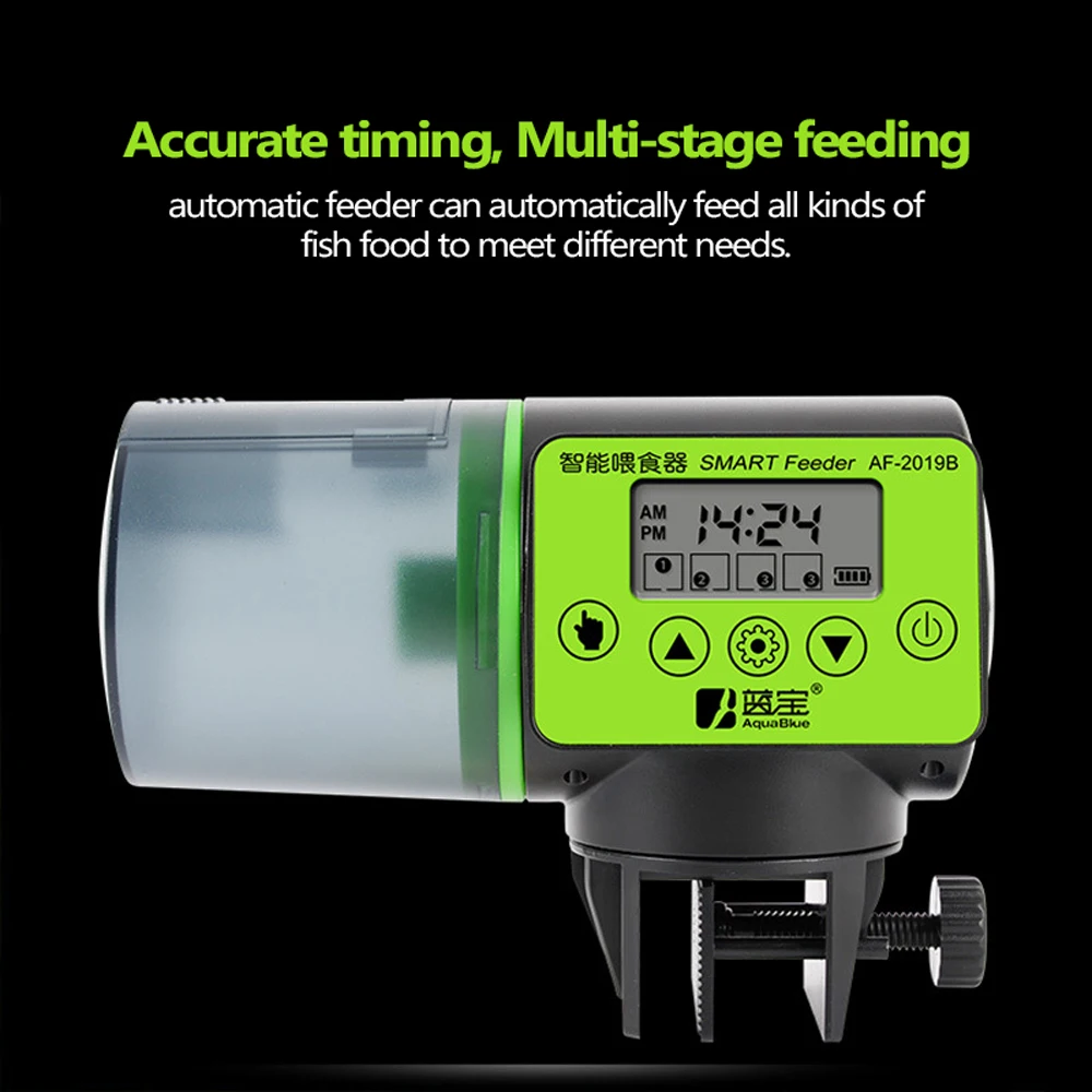 Intelligent Automatic Fish Feeder Aquarium Fish Bowl Electrical Timer ...