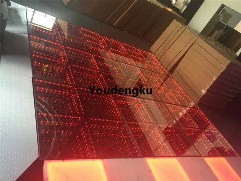 2pcs Disco Party Entertainment DMX rgb glass mirrored led lighted ...