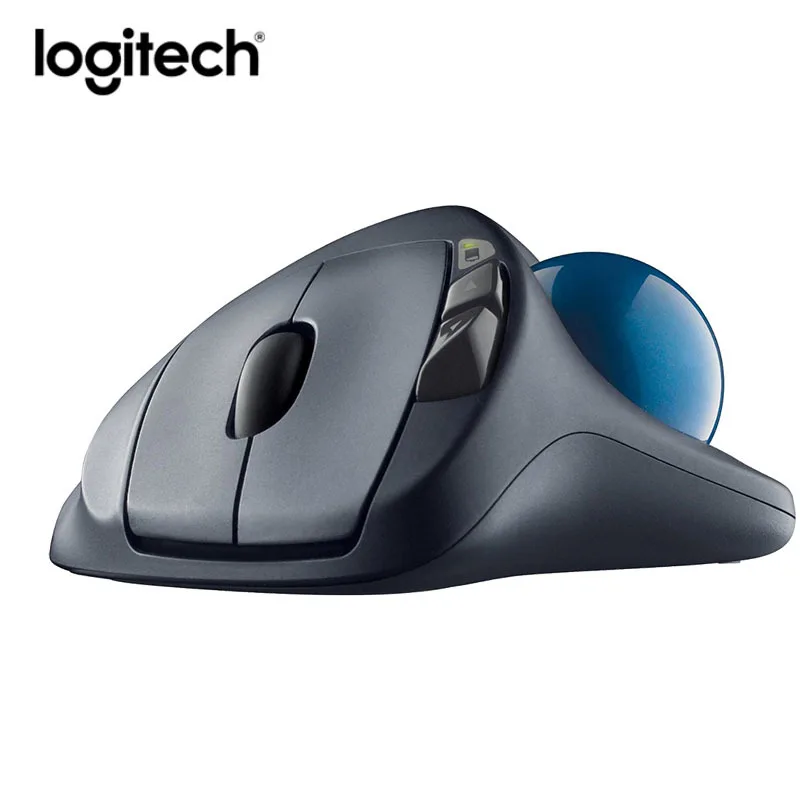 100% Original Logitech M570 2.4ghz Wireless Trackball Mouse Ergonomic ...