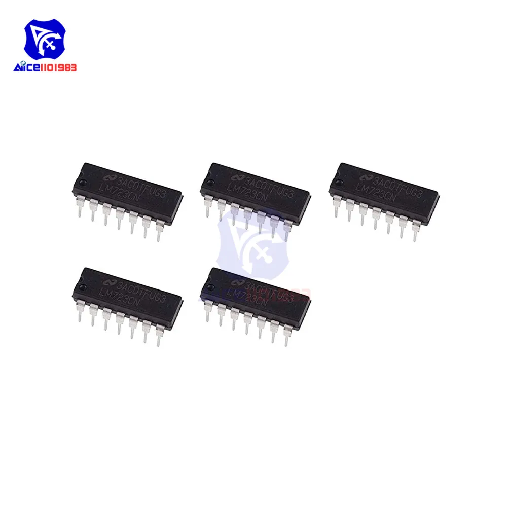 diymore-5PCS-Lot-IC-Chip-LM723CN-LM723-Adjustable-Voltage-Regulator-IC ...
