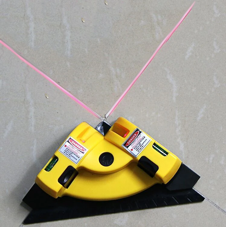 Right Angle Laser Level 90 Degree Wall Tile Ground Double Line Meter ...