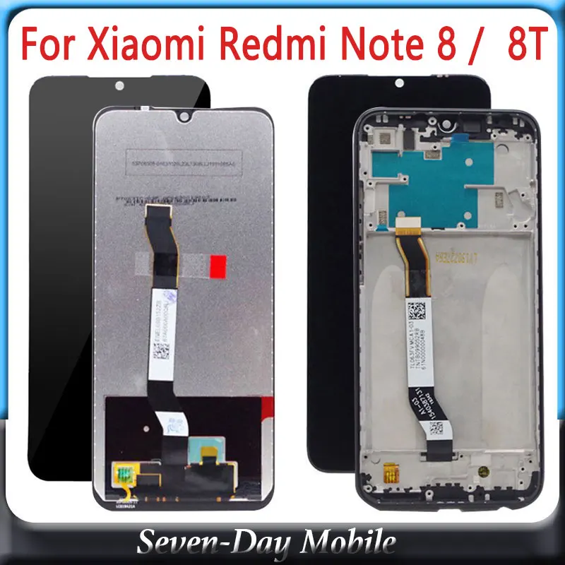 Pantalla LCD de 6,3 pulgadas para Xiaomi Redmi Note 8T, con pantalla táctil de reemplazo ...