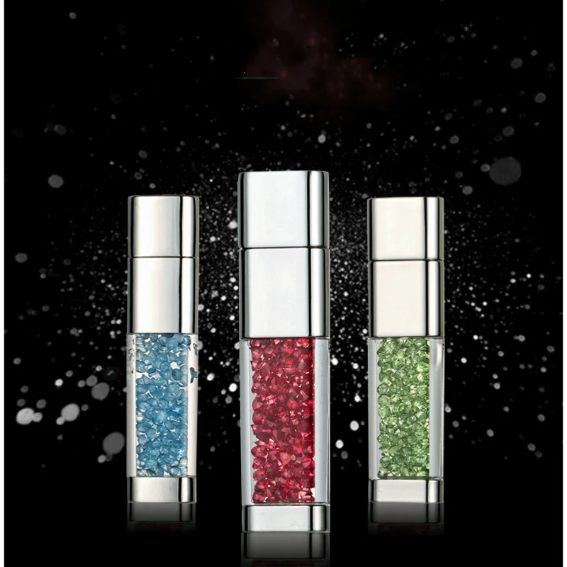 Pendrive de cristal con luz LED, unidad Flash USB 2,0 de 128MB, 4GB ...