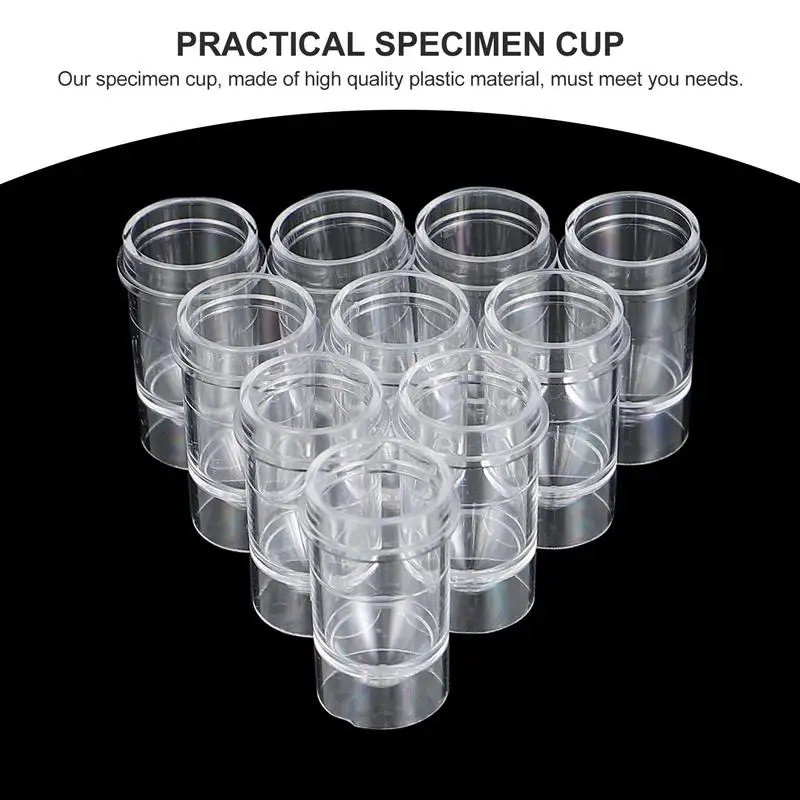 1000 Pcs Disposable Portion Cups Plastic Cups Transparant Sampling Cups ...
