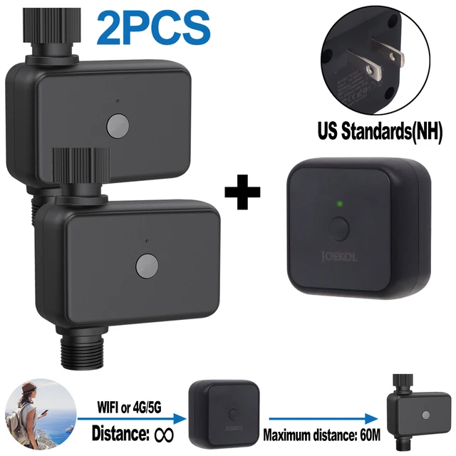 WIFI Watering Timer IP55 Automatic Drip Irrigation Garden Water ...