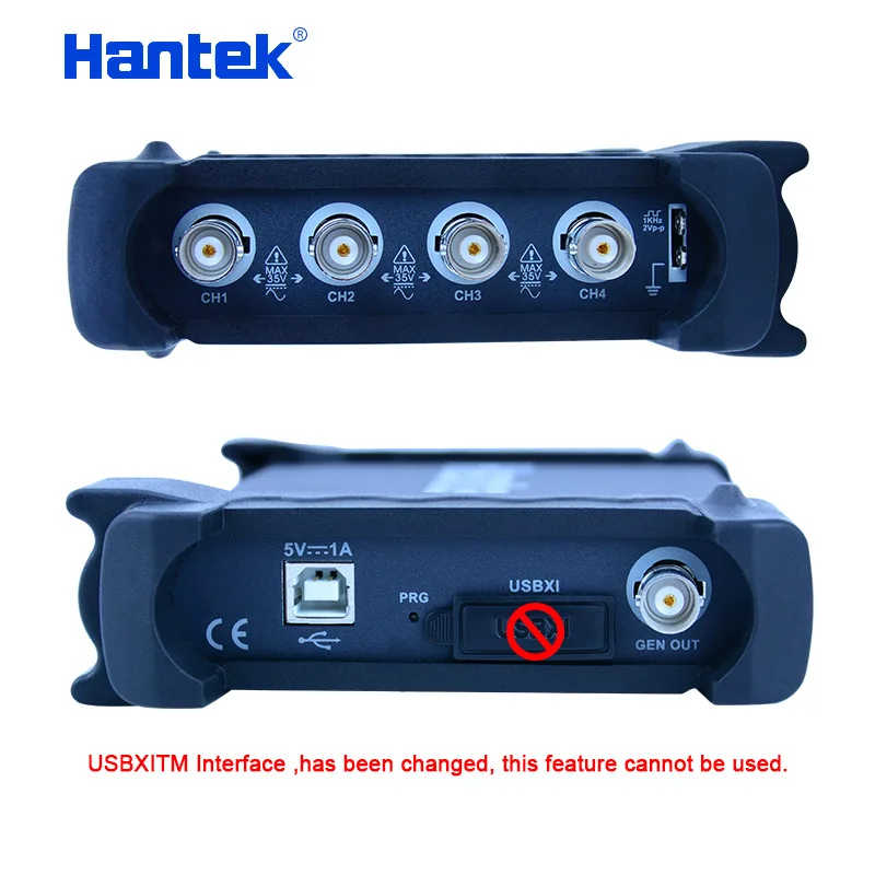 Hantek 6074BD USB Oscilloscopes 4 Channels 70Mhz Osiclloscope Digital ...