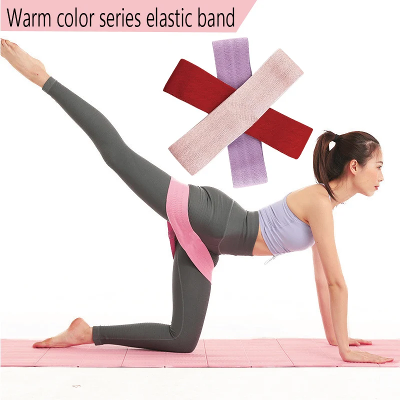 Resistance Fitness Rubber Bands Expander Elastic Band Anti Slip Hip ...