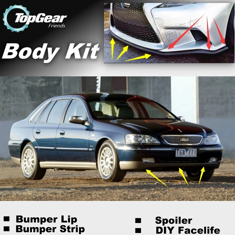 Bumper-Lip-Deflector-Lips-For-Ford-Fairlane-LTD-MK5-Front-Spoiler-Skirt ...