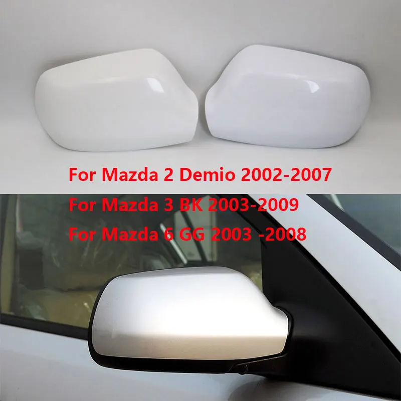 Car Door Rear view Mirror Cover Cap For Mazda 2 Demio 2002 2007 For ...