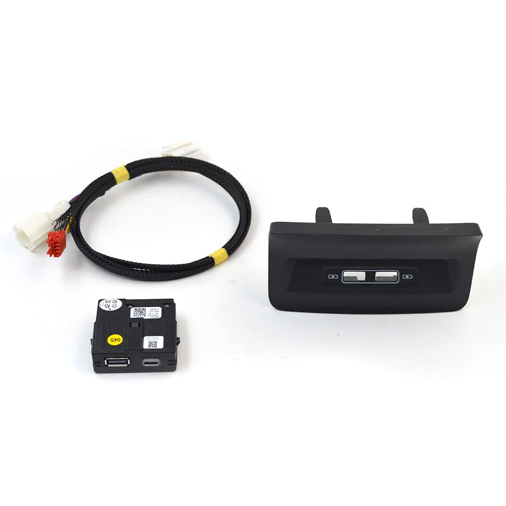 Car Rear Usb&type C Adapter Charger Armerst Usb Type-c Switch Panel ...