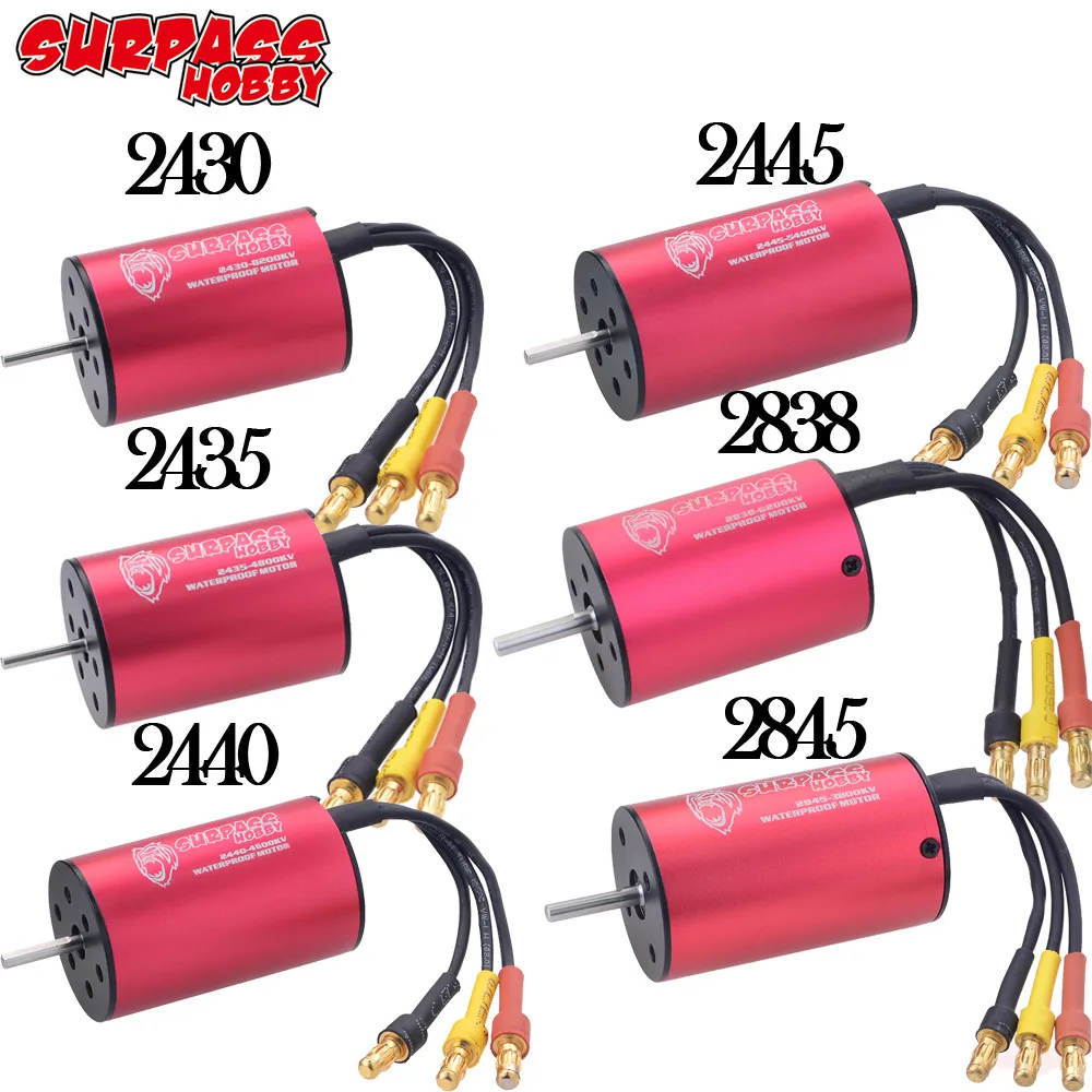 SURPASS HOBBY 2430 2435 2440 2445 2838 2845 Brushless Motor for Wtloys ...