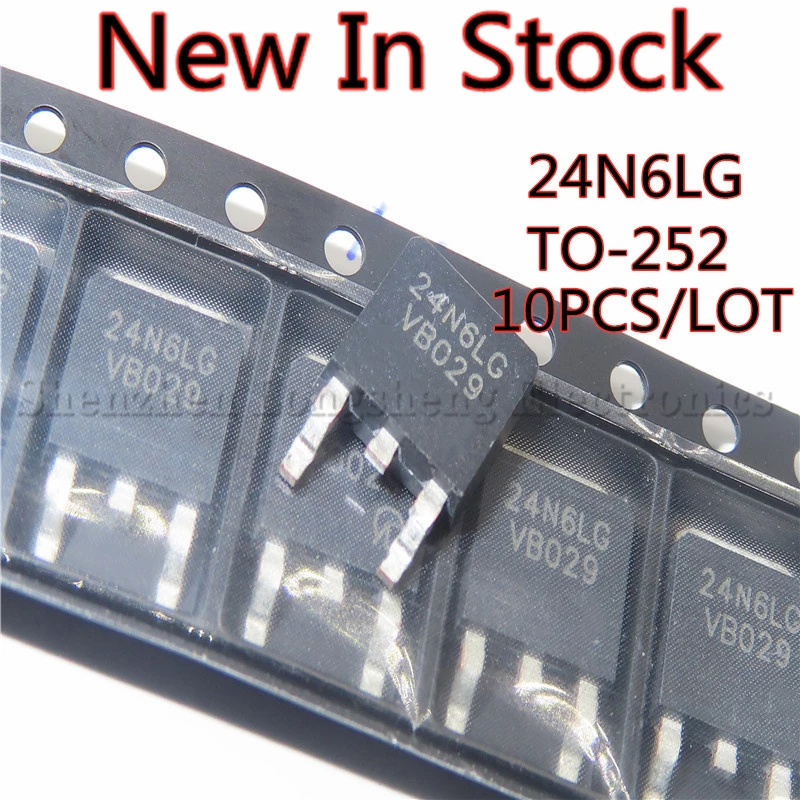 10pcs/lot 24n6lg Ntd24n06lt4g To-252 Field Mosfet Mosfet N Channel 60v ...