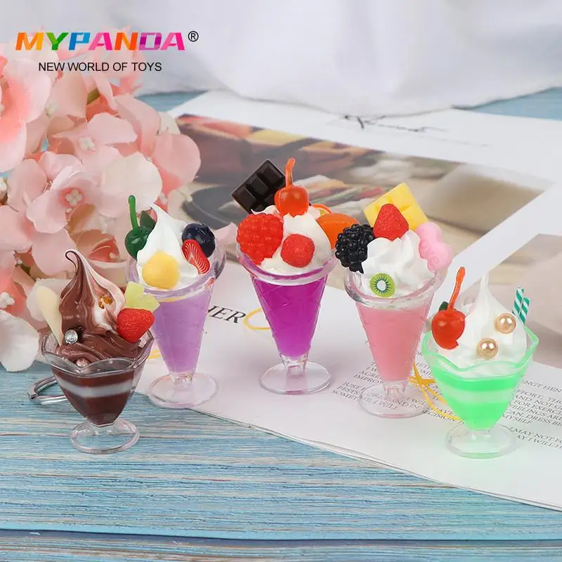 Home & Hobby Doll & Model Making Miniature food ice cream 2pcs/set ...