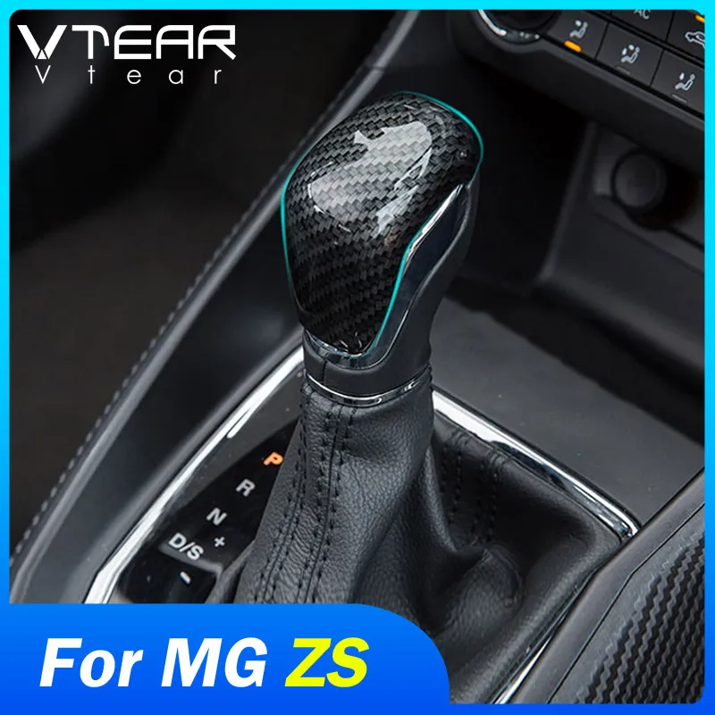 Vtear-for-MG-ZS-MG6-MG3-RX5-gear-head-shift-knob-cover-carbon-fiber ...